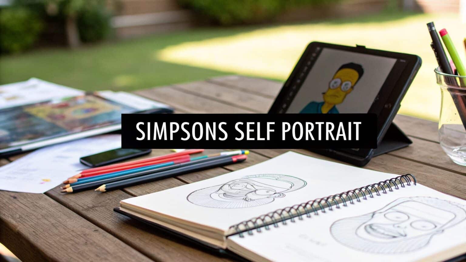 How to Draw Yourself as a Simpsons Character (Tutorial)